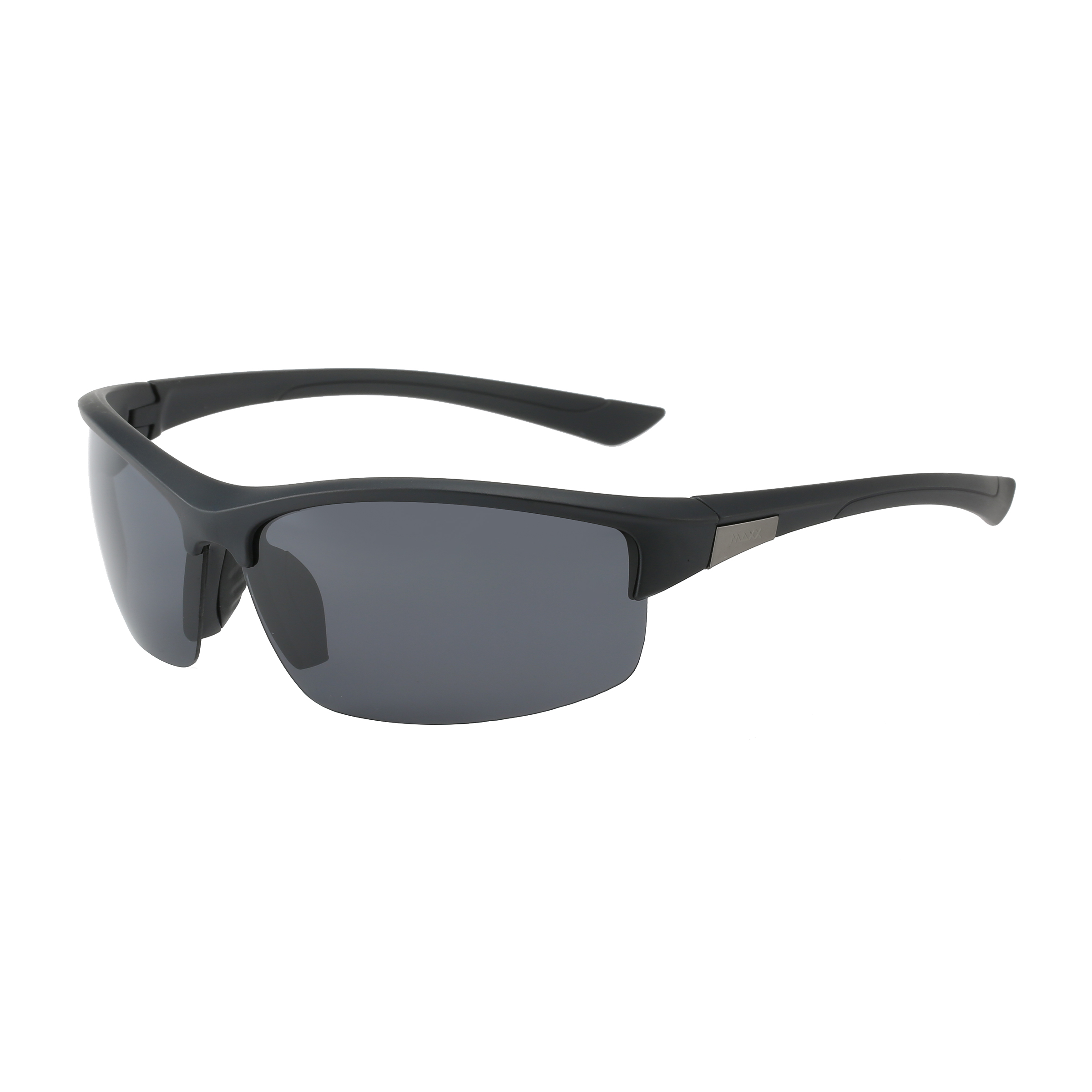Airforce Polarized Sunglasses - Black Half Frame - Maxx Eyewear Wholesale